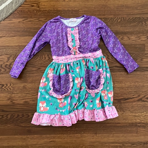 Pete + Lucy | Dresses | Nwot Pete And Lucy Heart And Fox Dress 5t | Poshmark
